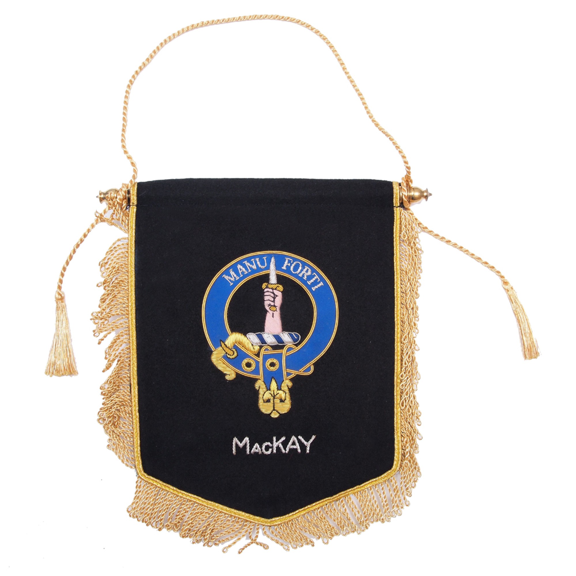 embroidered-mackay-clan-banner
